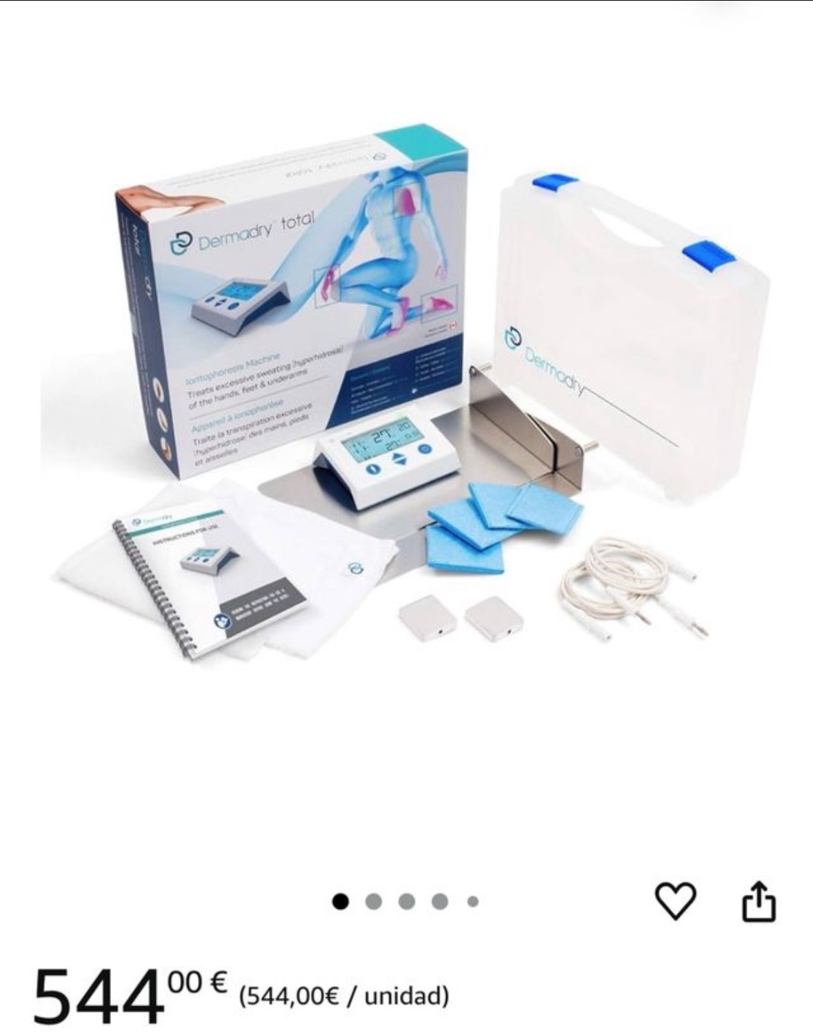 Dermadry Total Máquina Iontoforesis - Vikingo Oficial